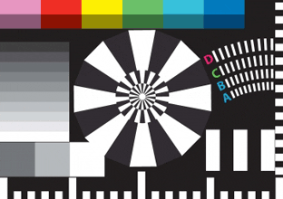 Une mire pour régler les caméras - Infoprotection